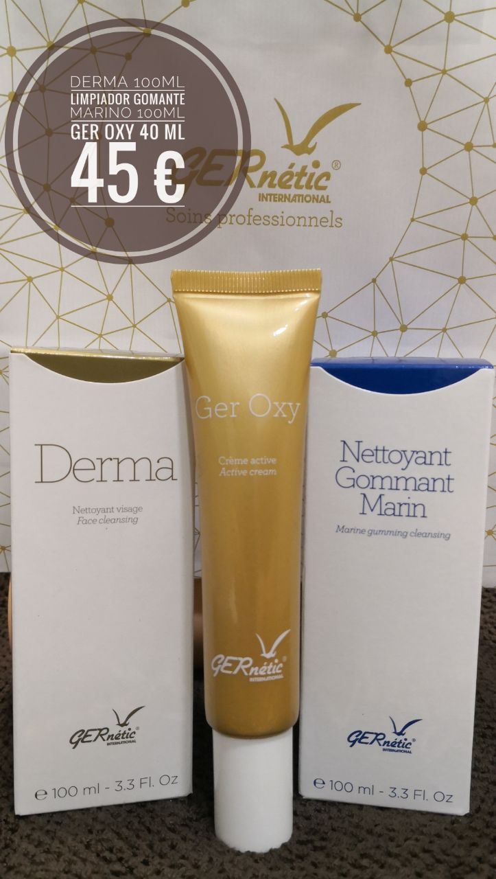 Pack Gernétic | Ger Oxy + Derma + Limpiador Gomante Marino | Comprar online